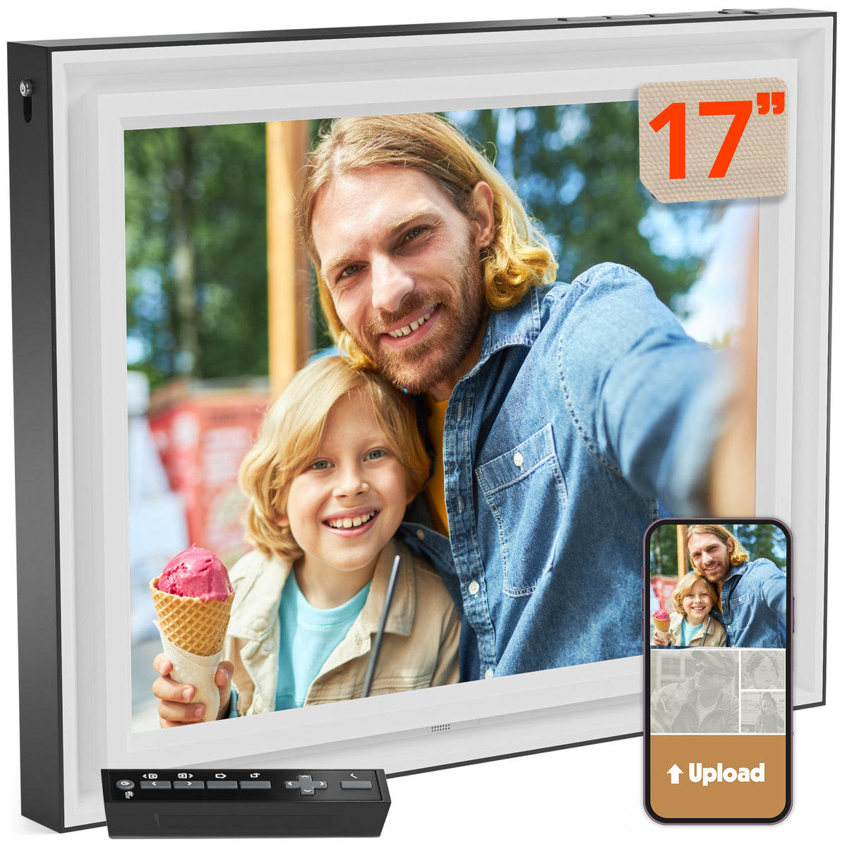 LUX 17” Wi-Fi & Cloud Digital Photo Frame – Pix-Star