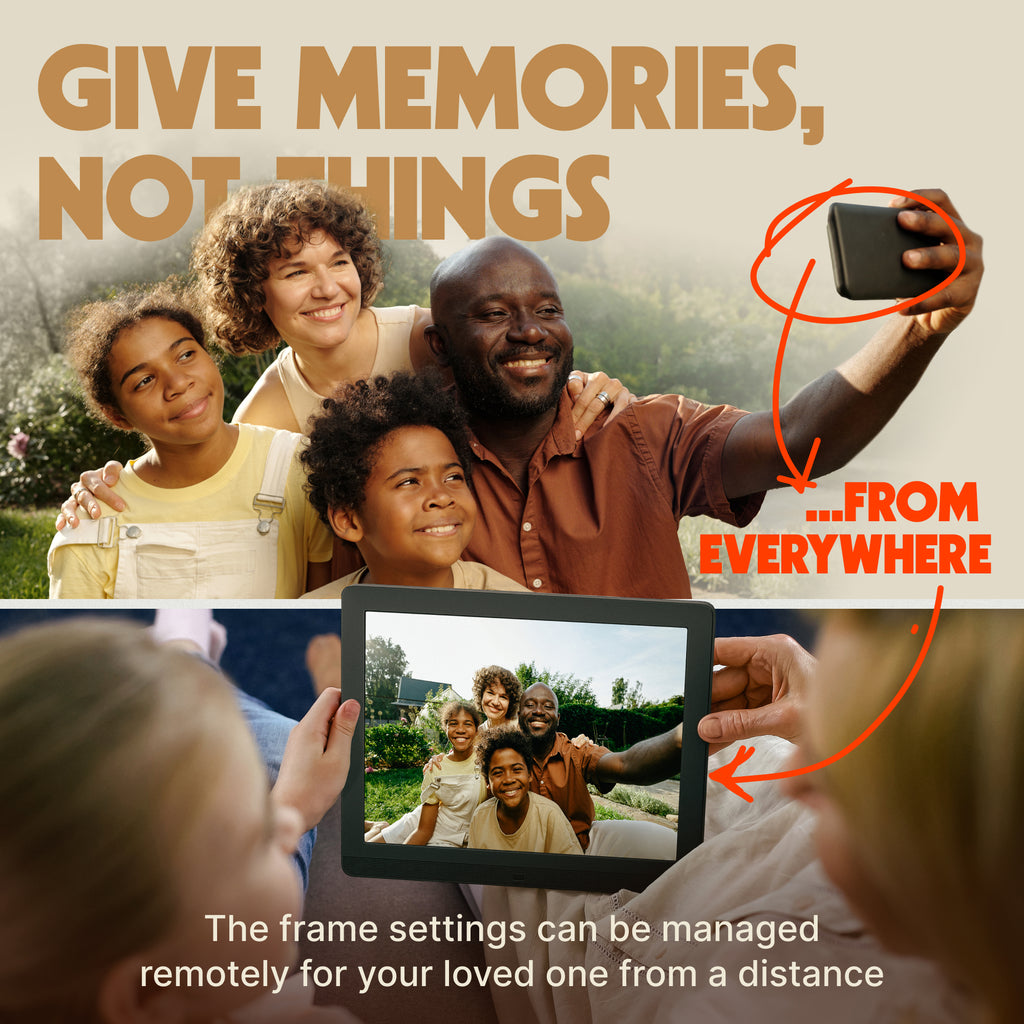 Premium 15” Wi-Fi & Cloud Digital Photo Frame – Pix-Star
