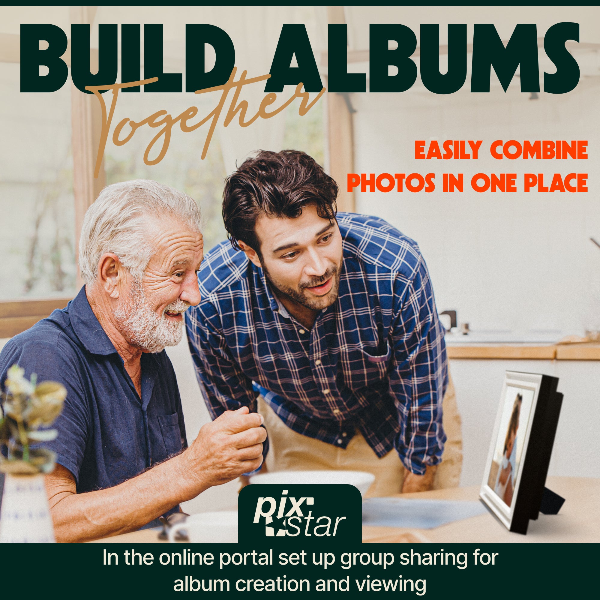 LUX 17” Wi-Fi & Cloud Digital Photo Frame – Pix-Star